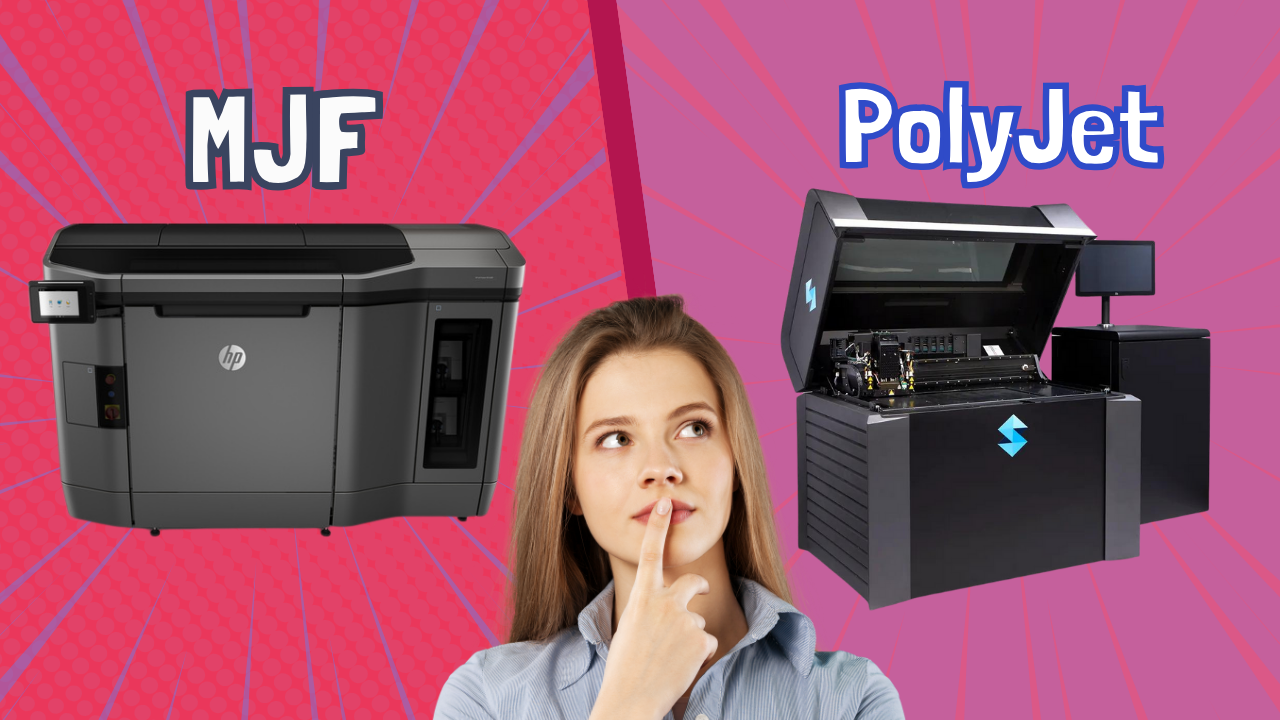 Multi Jet Fusion vs. PolyJet 3D Printing Technologies
